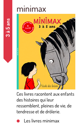 Abonnement aux livres minimax (L'école des loisirs) - Kadolog