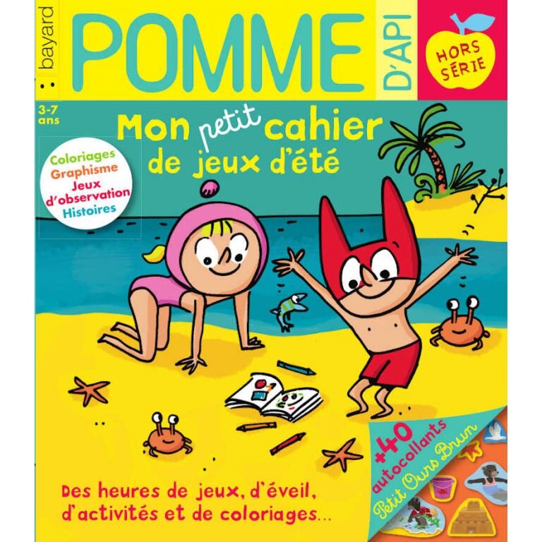 POMME D'API : Abonnement magazine pour les enfants de 3 à 7 ans - Kadolog