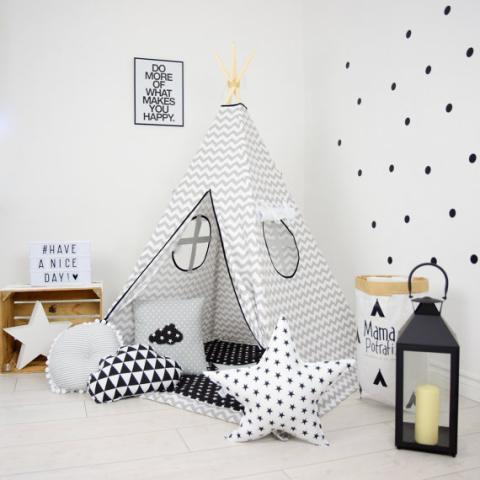 Tipi Set enfants jouer tente Tipi Playhouse Wigwam Zelt Tente | Kadolog